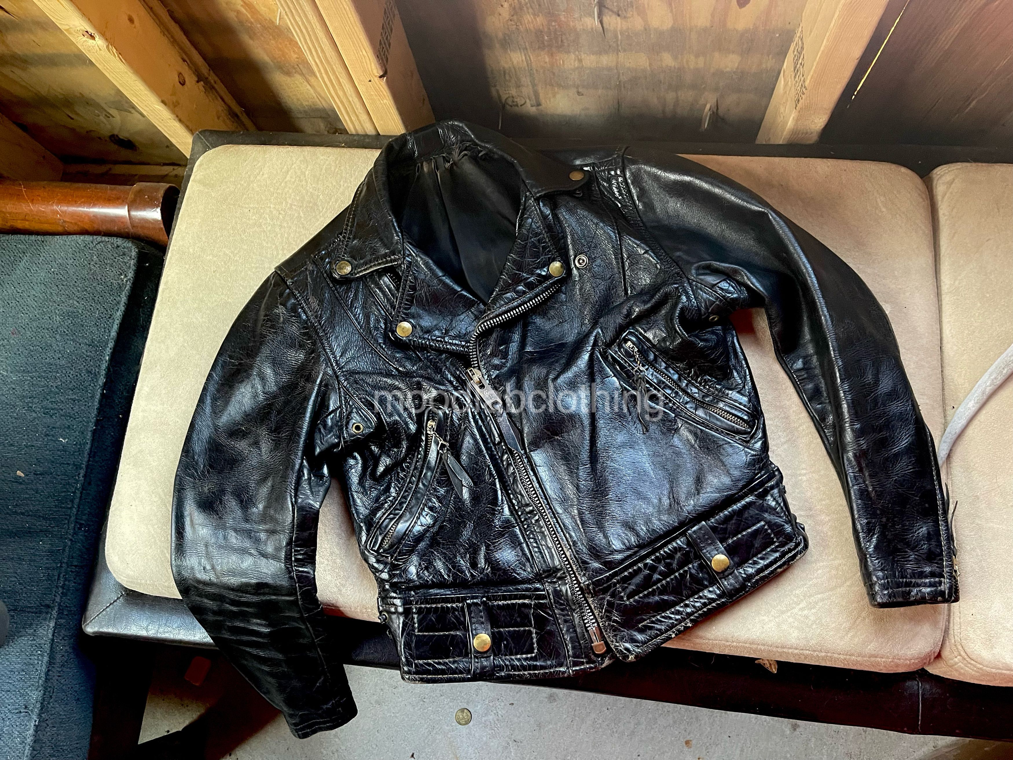 Vintage Vintage Langlitz Leather Jacket Horsehide Biker Moto XS | Grailed