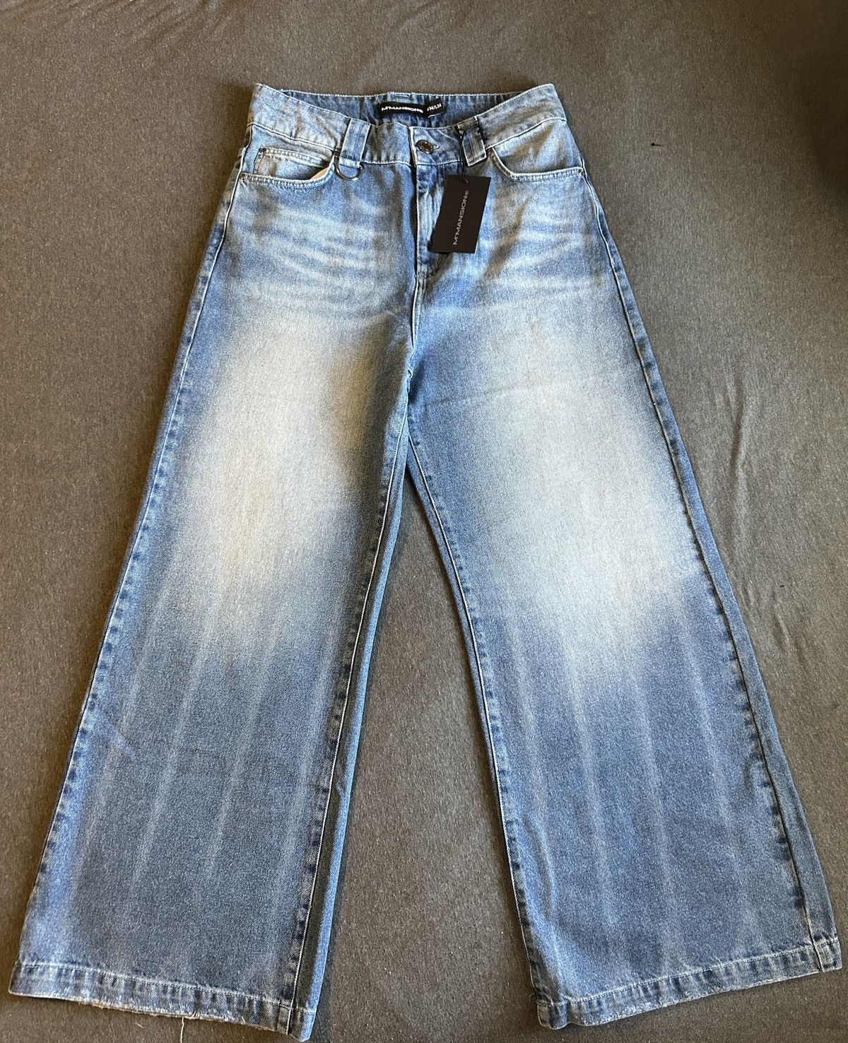 Streetwear Moonlight Mansion Silhouette Denim Light Blue | Grailed