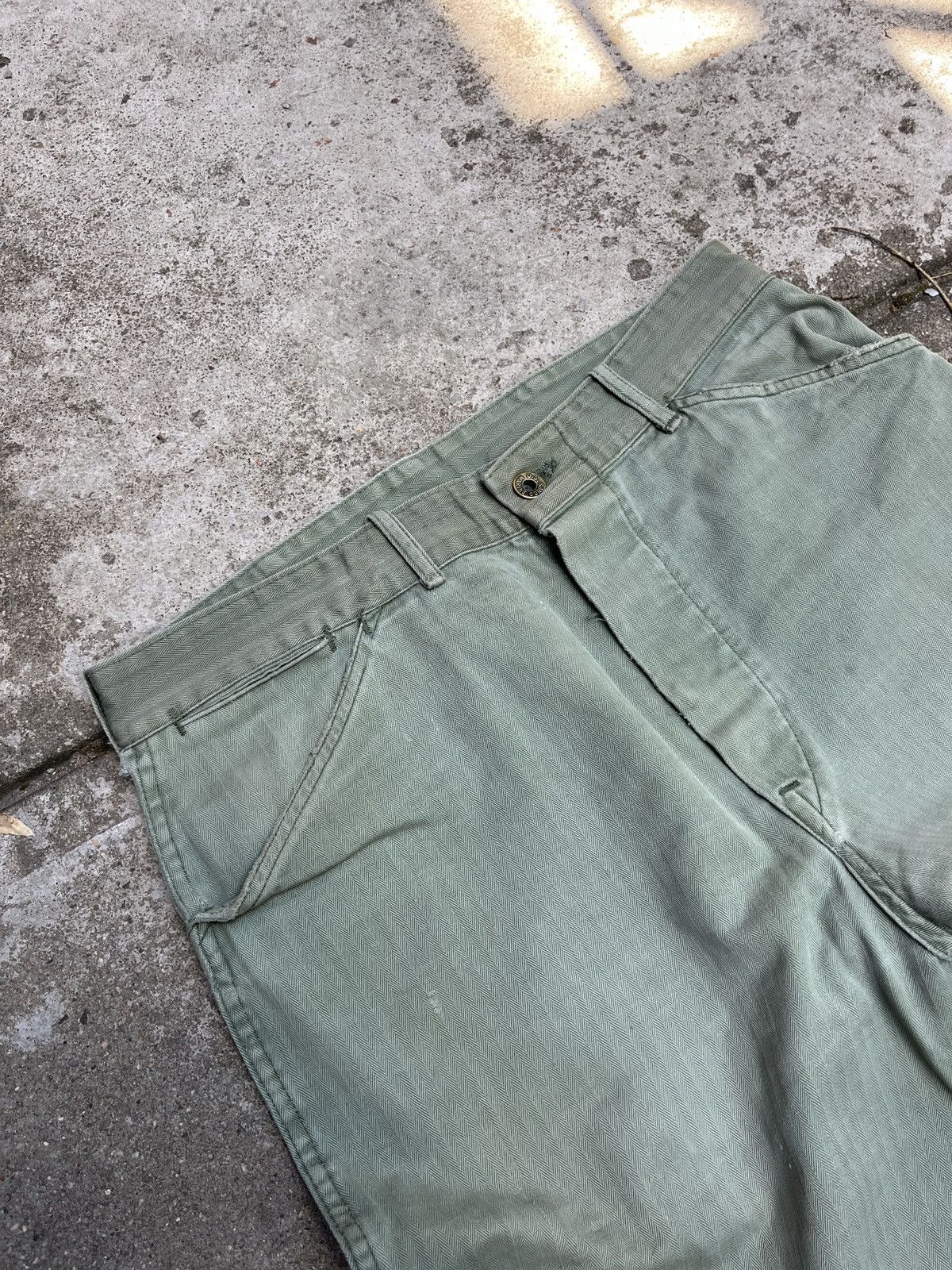 Military × Vintage 1940s WW2 P41 HBT Pants | Grailed