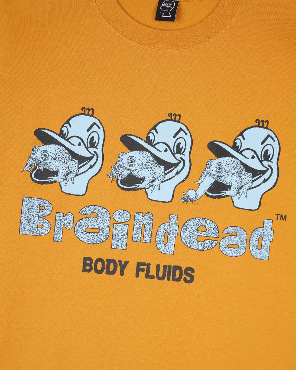 Brain Dead Body Fluids T-SHIRT - DUCK BROWN | Grailed