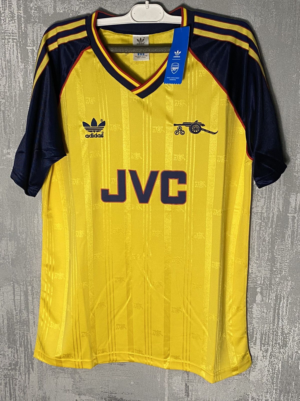 Adidas × Vintage Rare Vintage Arsenal Adidas Soccer Jersey JVC | Grailed