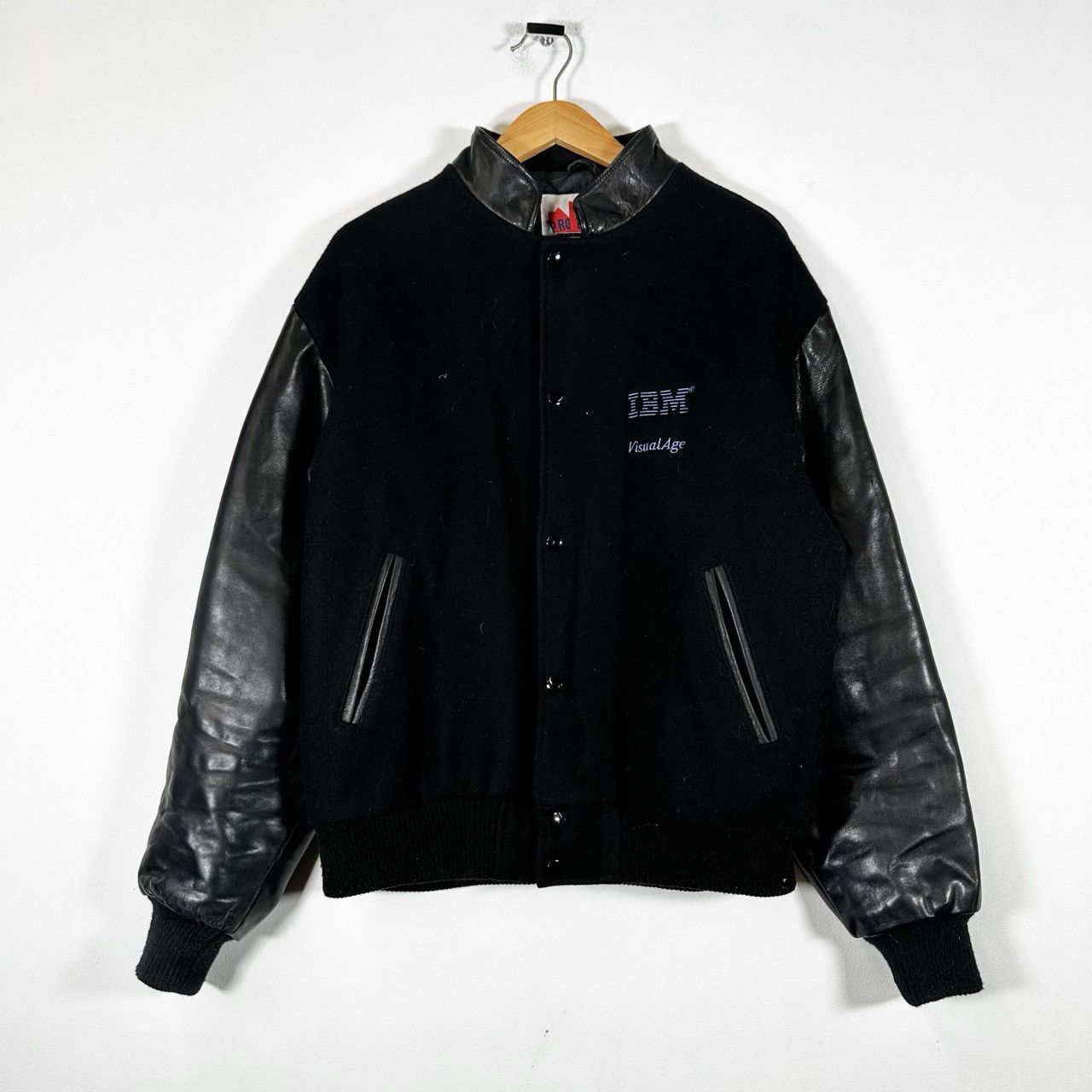 Streetwear × Vintage Vintage 90s IBM Visual Age Rare Letterman Varsity ...