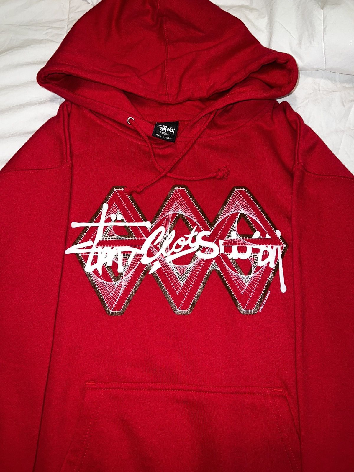 Stussy STUSSY RED HOODIE | Grailed