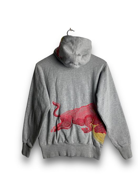 Vintage Vintage Red Bull Big Embroidered Logo Racing Hoodie | Grailed