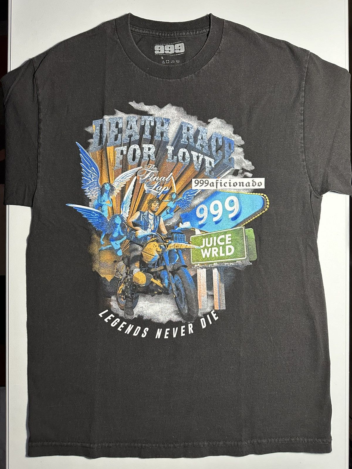 999 Club Juice WRLD ‘The Final Lap’ Tee | Grailed