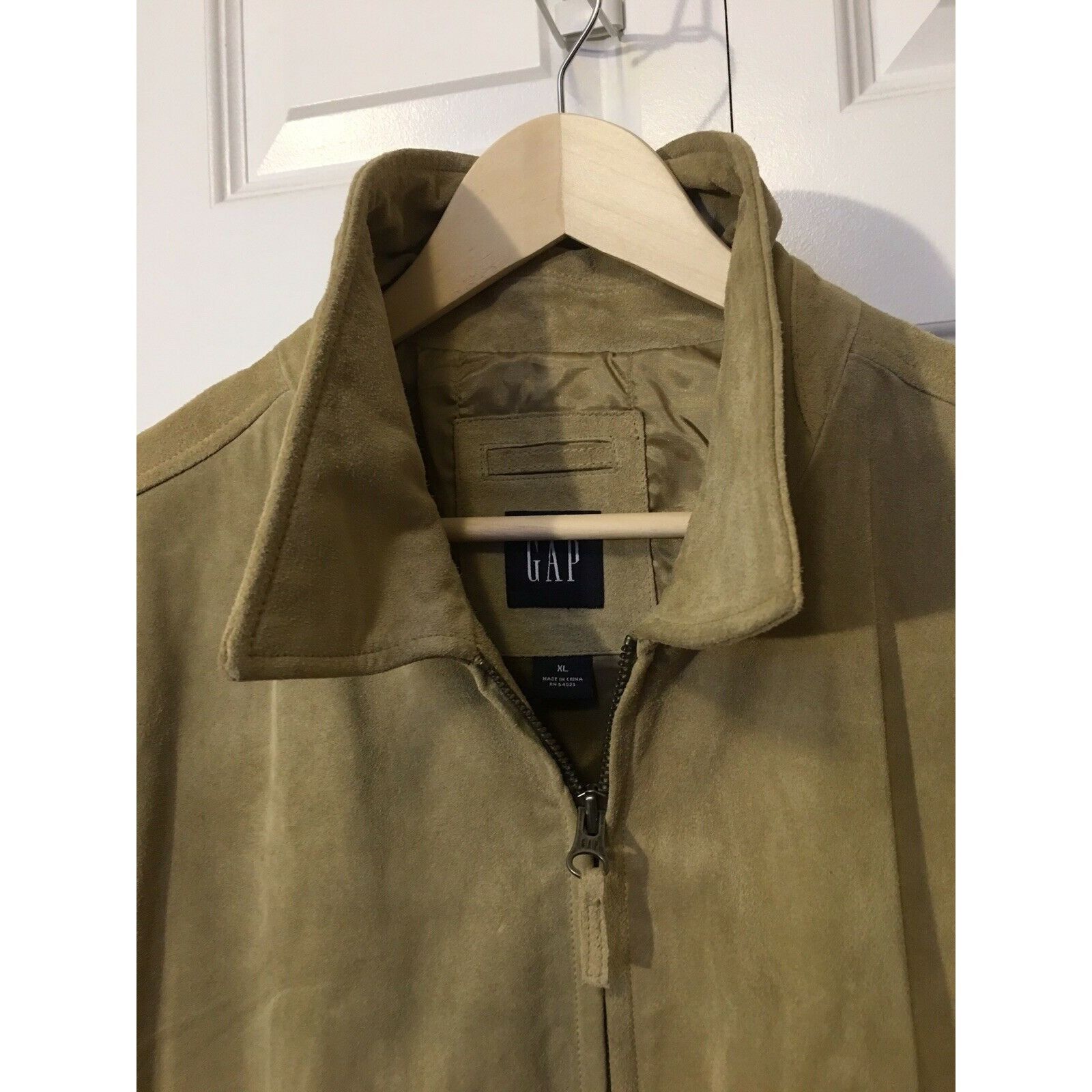 Gap Gap Men's Sz XL TAN 100% Genuine Leather Jacket Heavy | Grailed