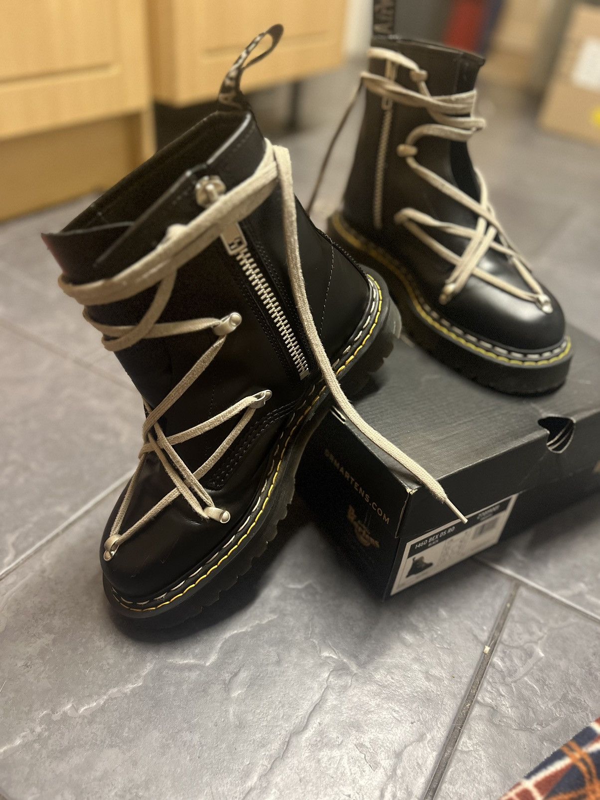 Dr. Martens × Rick Owens Rick Owens x Doc Martens 1460 Bex | Grailed