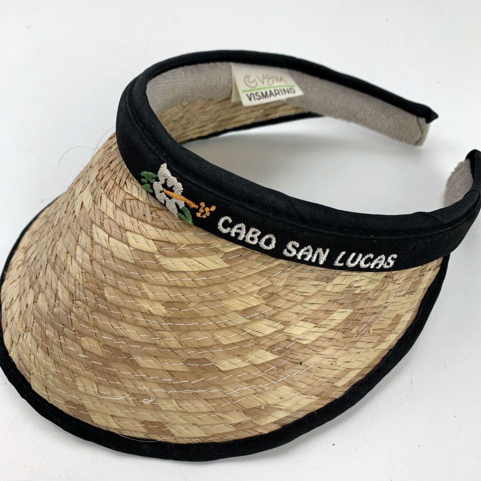 Vintage Cabo San Luxas Womens Wicker Visor Cap Hat Adjustable | Grailed
