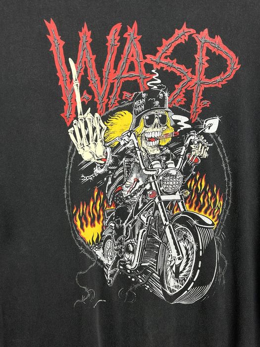Vintage 80s Vintage WASP 1989 4 Animal Motherfucking Man T-Shirt | Grailed