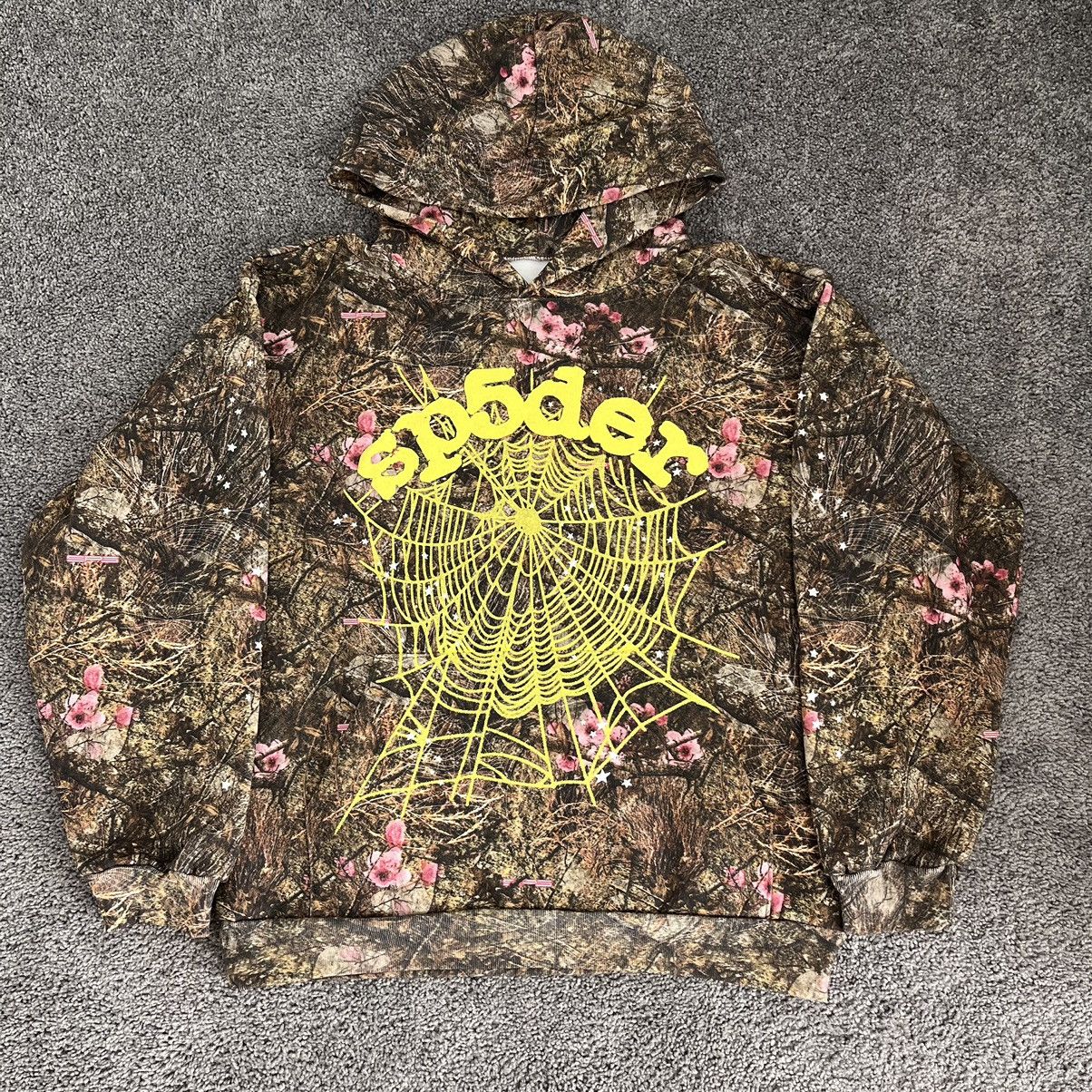 Sp5der × Young Thug Sp5der Real Tree Web Hoodie | Grailed