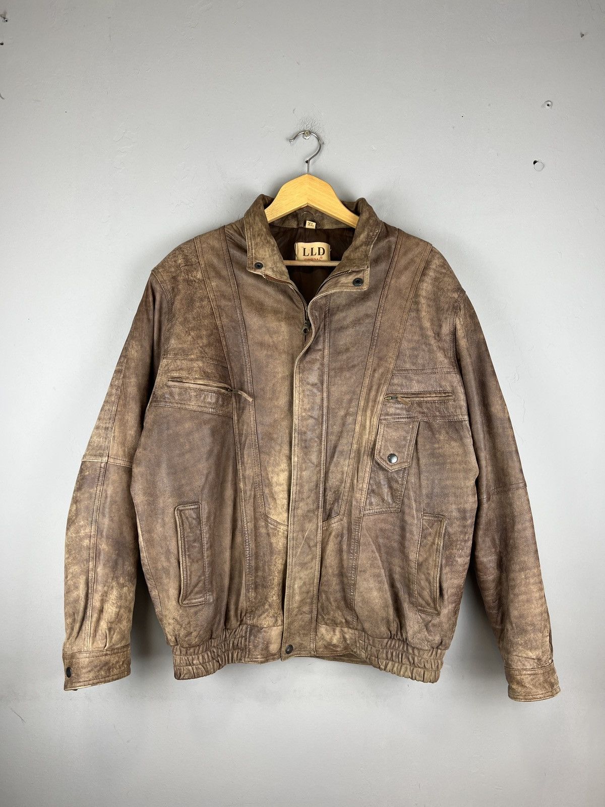Genuine Leather × Leather Jacket × Vintage Vintage 1967 Cobalt LLD ...