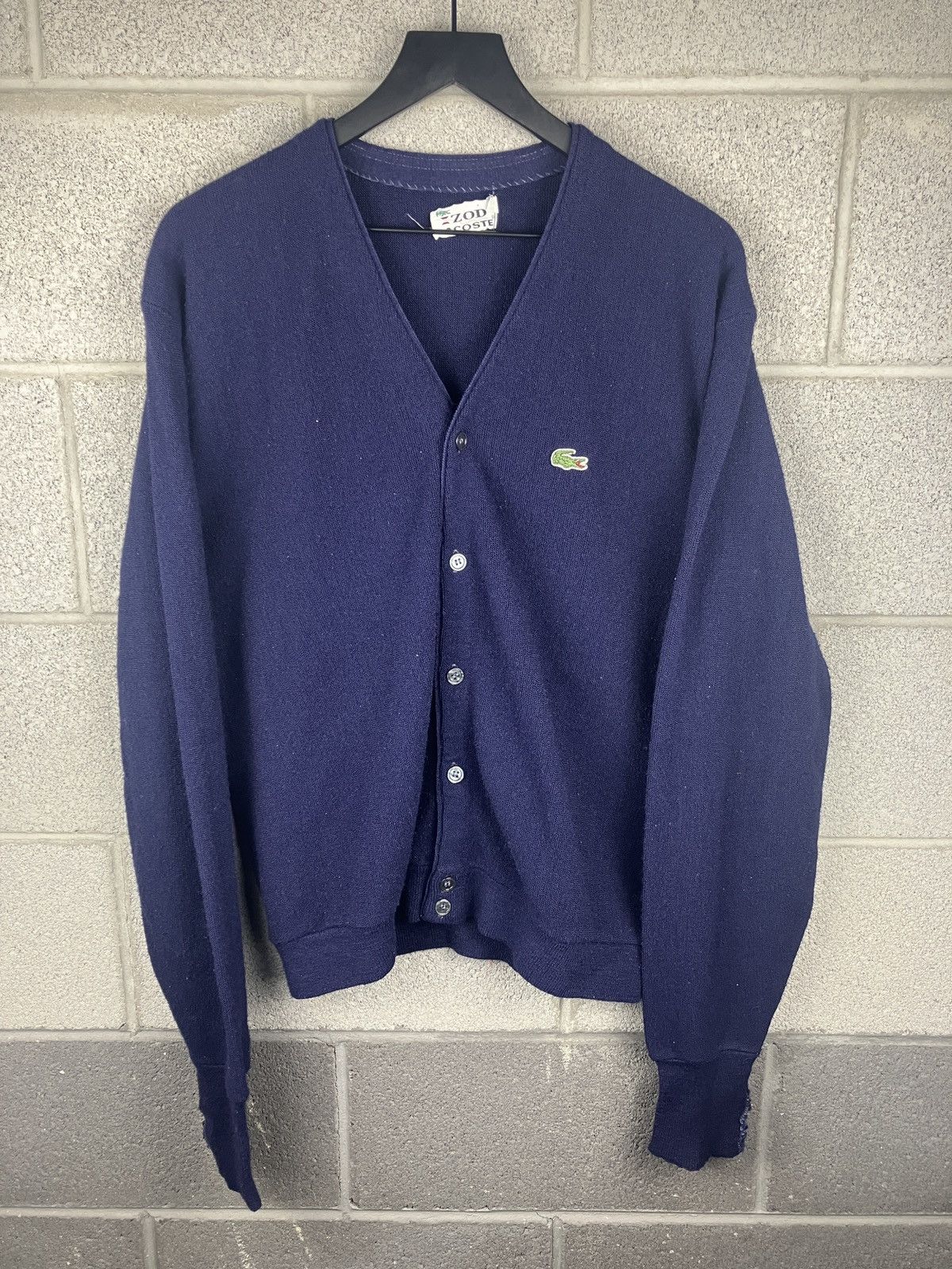 Cardigan × Lacoste × Vintage Vintage 1960s Izod Lacoste Cardigan Sweater | Grailed