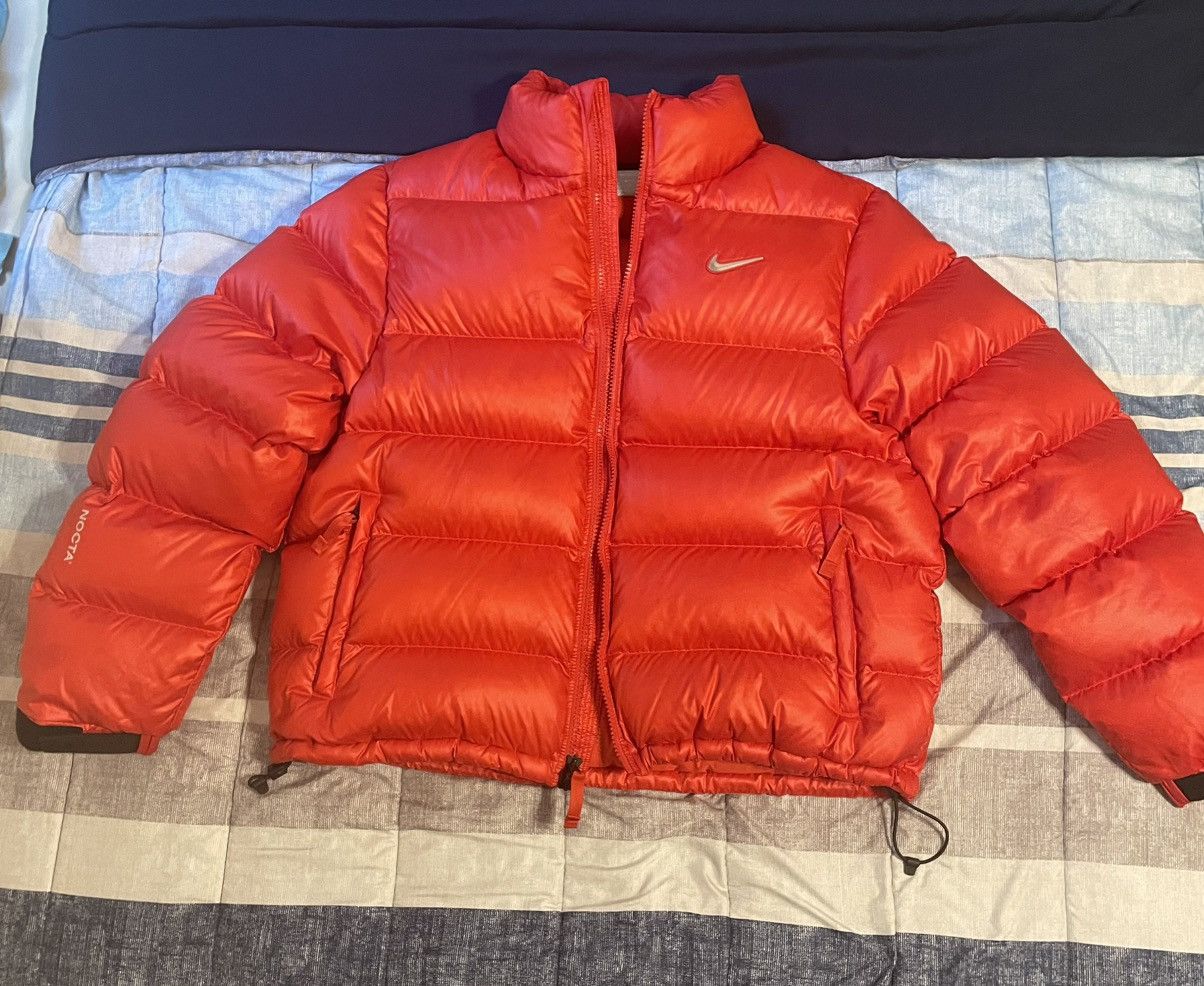 Drake × NOCTA × Nike Nike x Drake x NOCTA Sunset Red Puffer. | Grailed