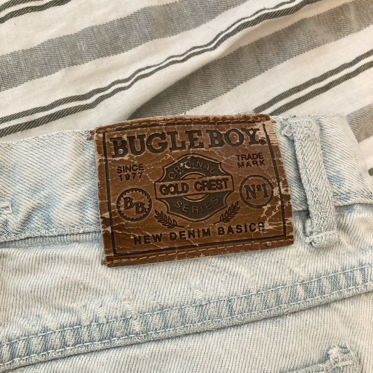 Bugle Boy × Made In Usa × Vintage Vintage 90s Bugle Boy Baggy Light ...
