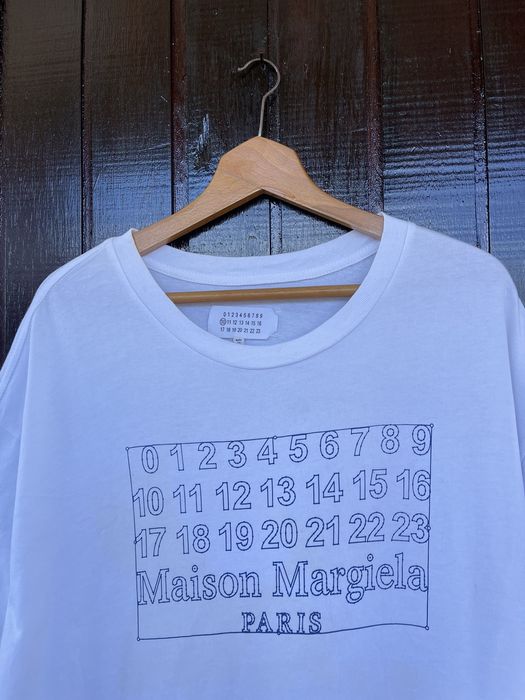 Maison Margiela Maison Margiela Paris number tee | Grailed