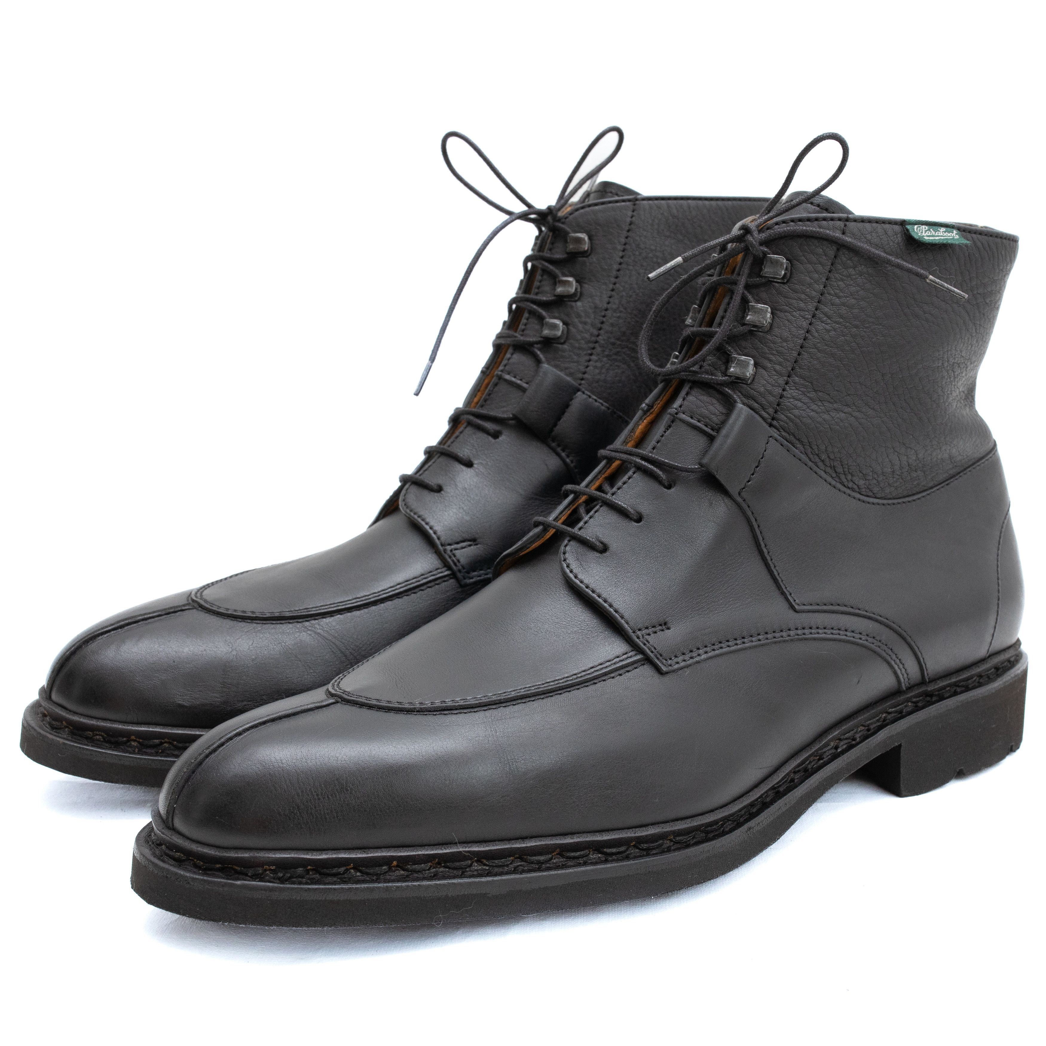 Paraboot PARABOOT Beamont Split Toe Black 2 Tone Ankle Boots | Grailed