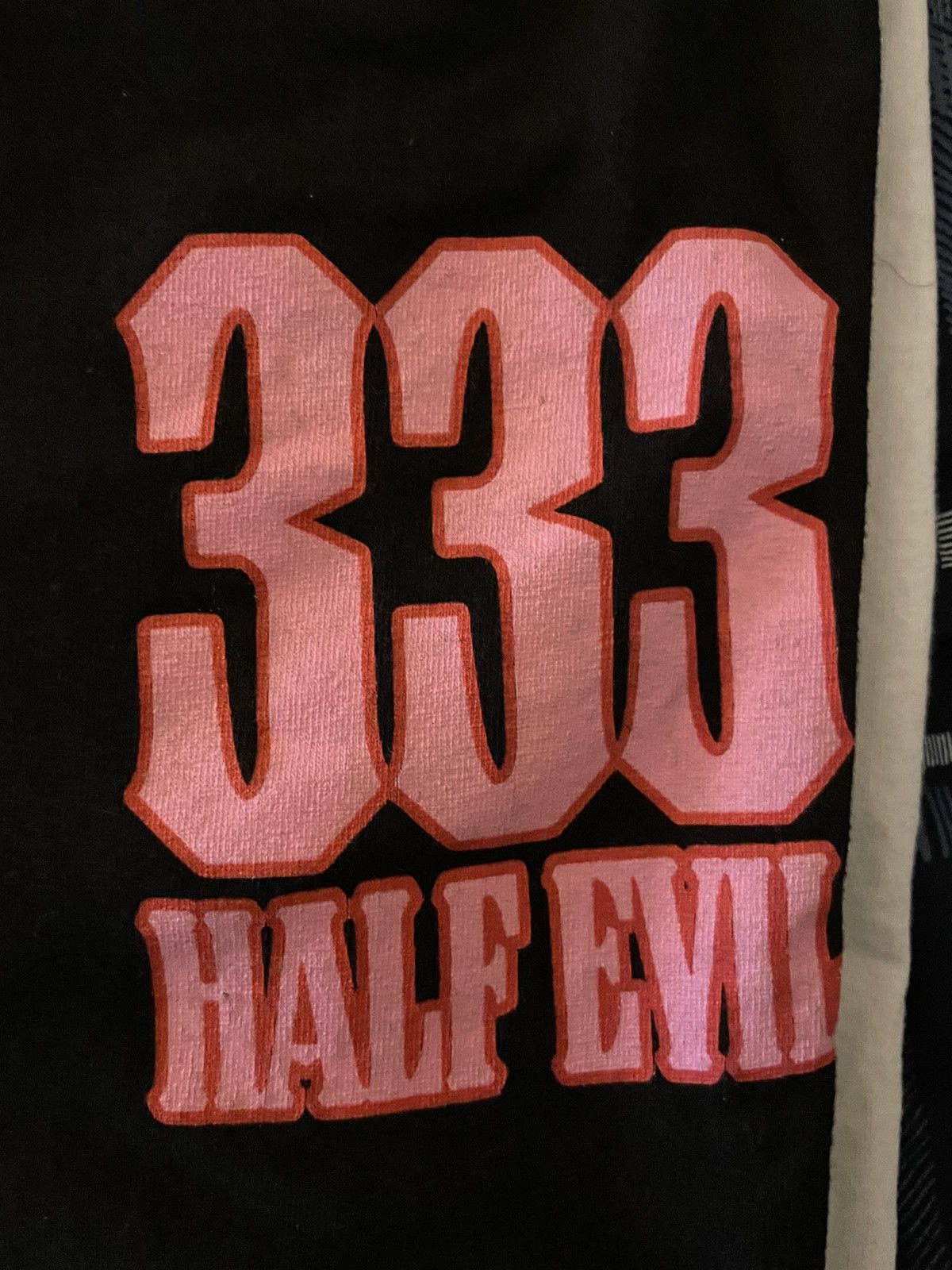 Half Evil × Streetwear Half evil pink logo 333 shirt | Grailed