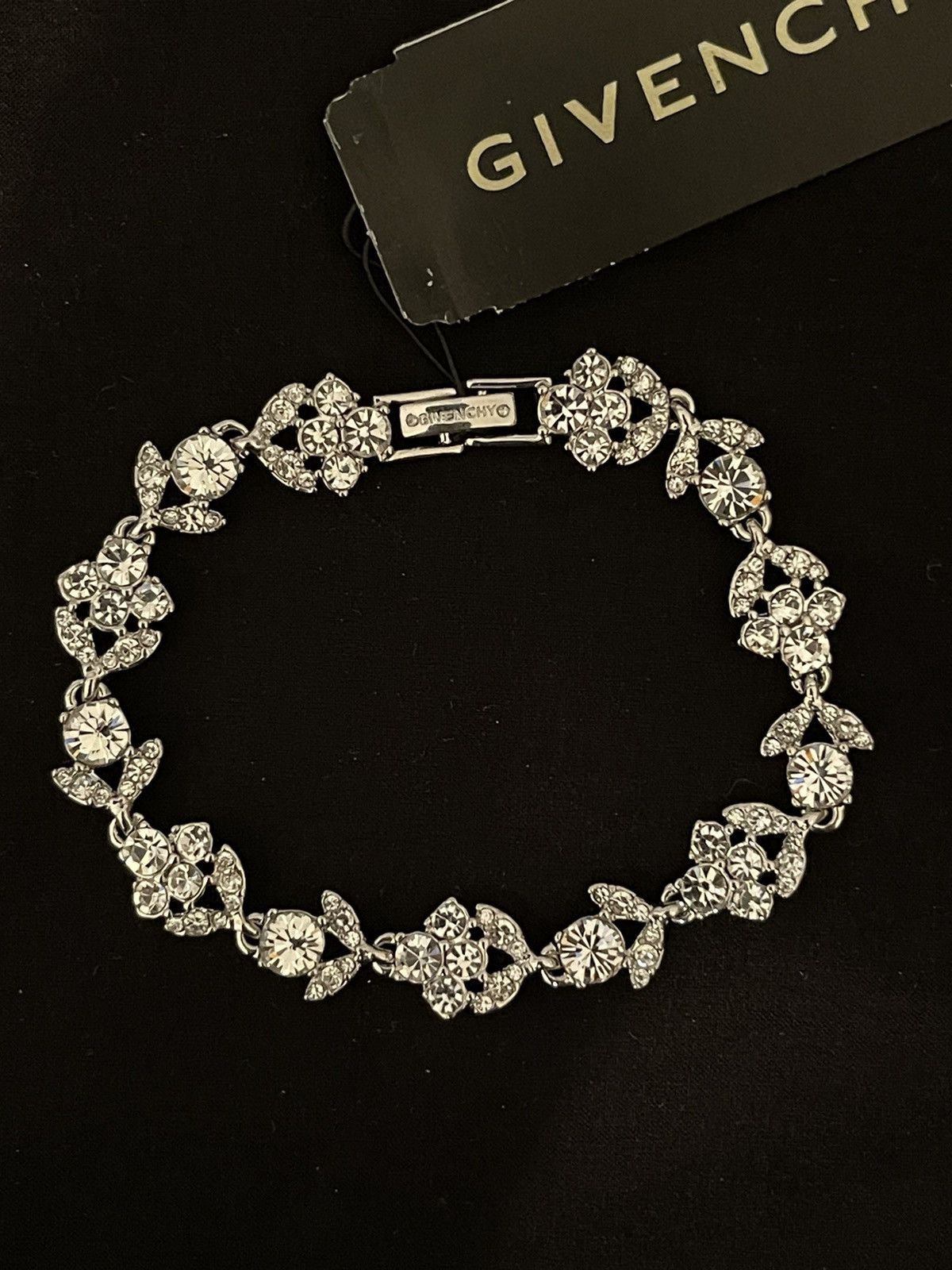 Givenchy × Jewelry × Streetwear Rare Givenchy Crystal Flex Bracelet ...
