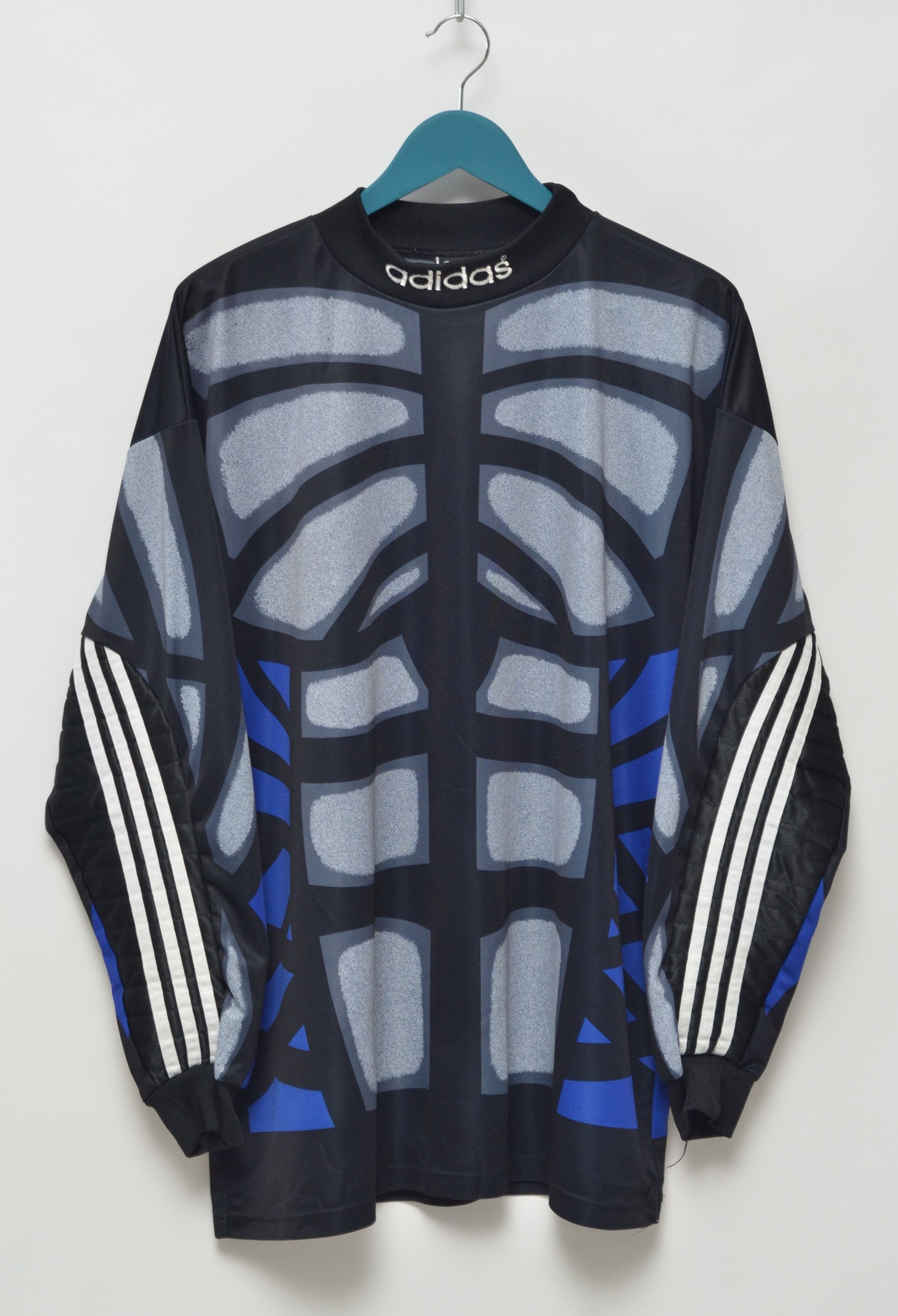 Adidas Adidas Vintage Rare Skeleton Goalkeeper Jersey Made in U.K ...