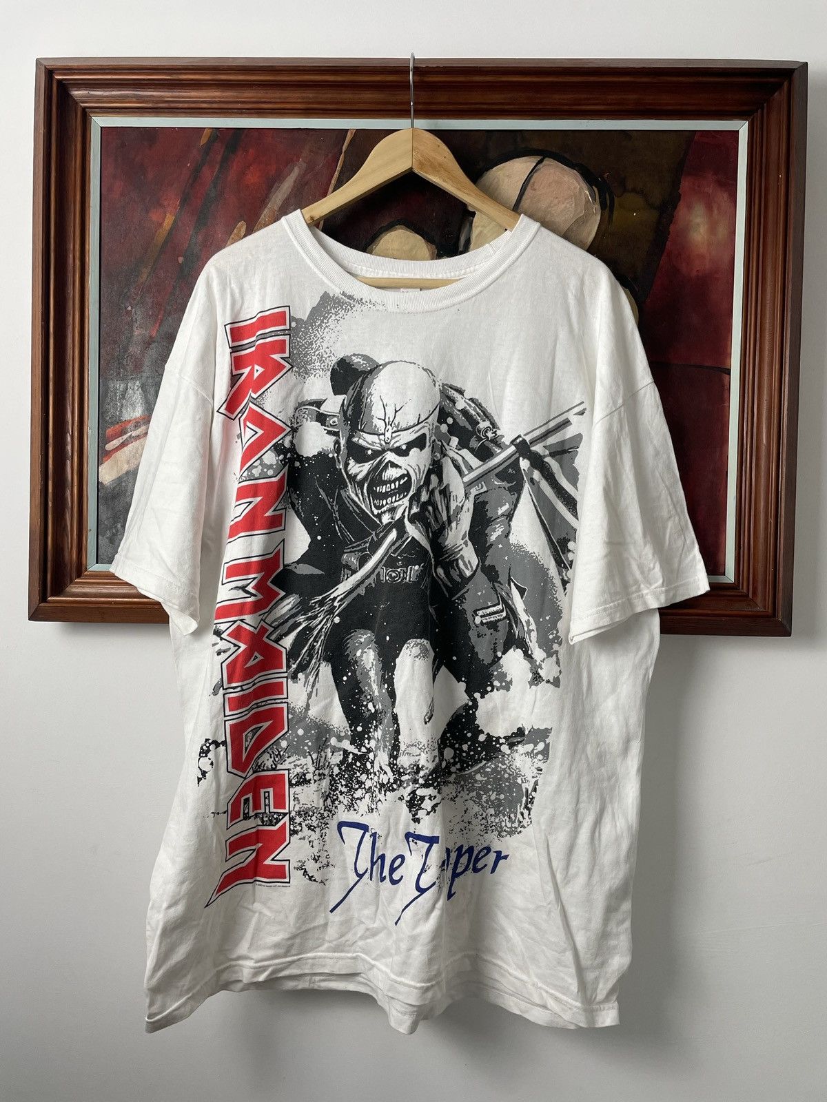 Band Tees × Iron Maiden × Rock T Shirt Iron Maiden Band Tee The Trooper ...