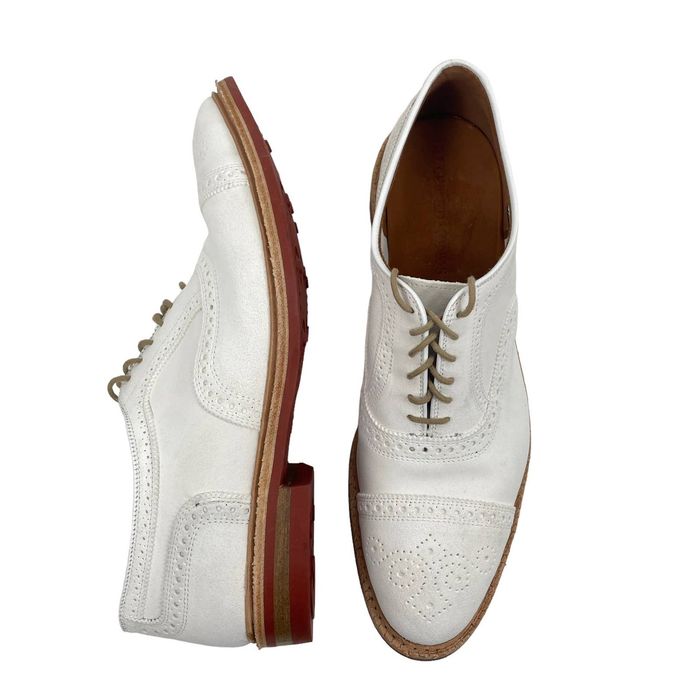 Allen Edmonds NEW Allen Edmonds Strandmok Cap Toe Oxford Shoes White ...