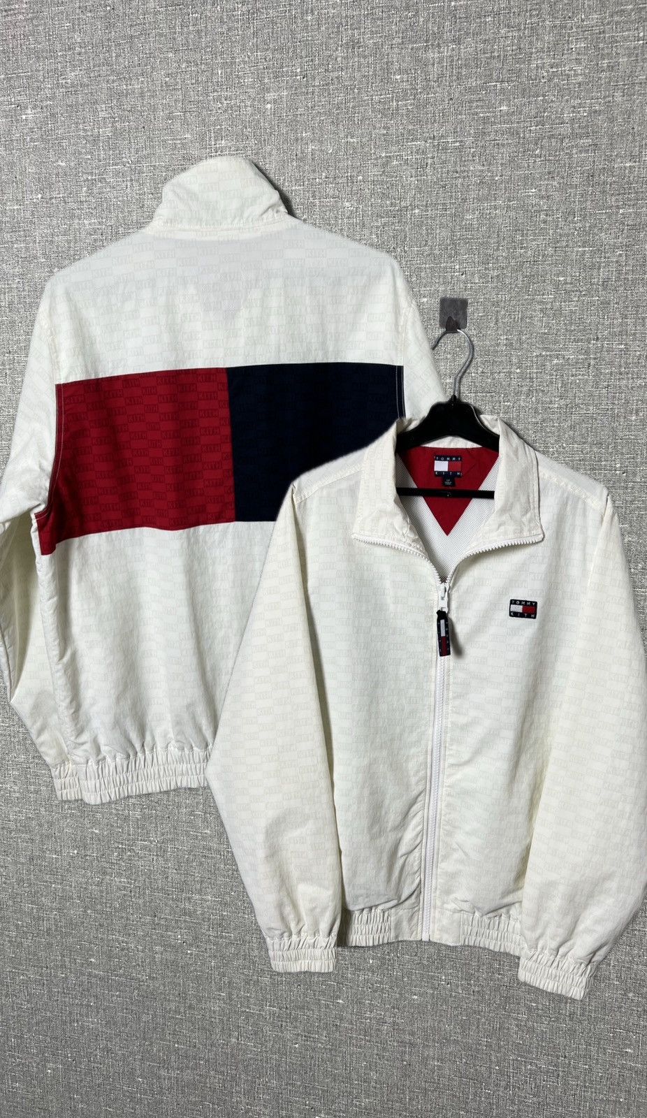 Tommy Hilfiger Rare Kith x Tommy Hilfiger Monogram Nylon Track Top ...
