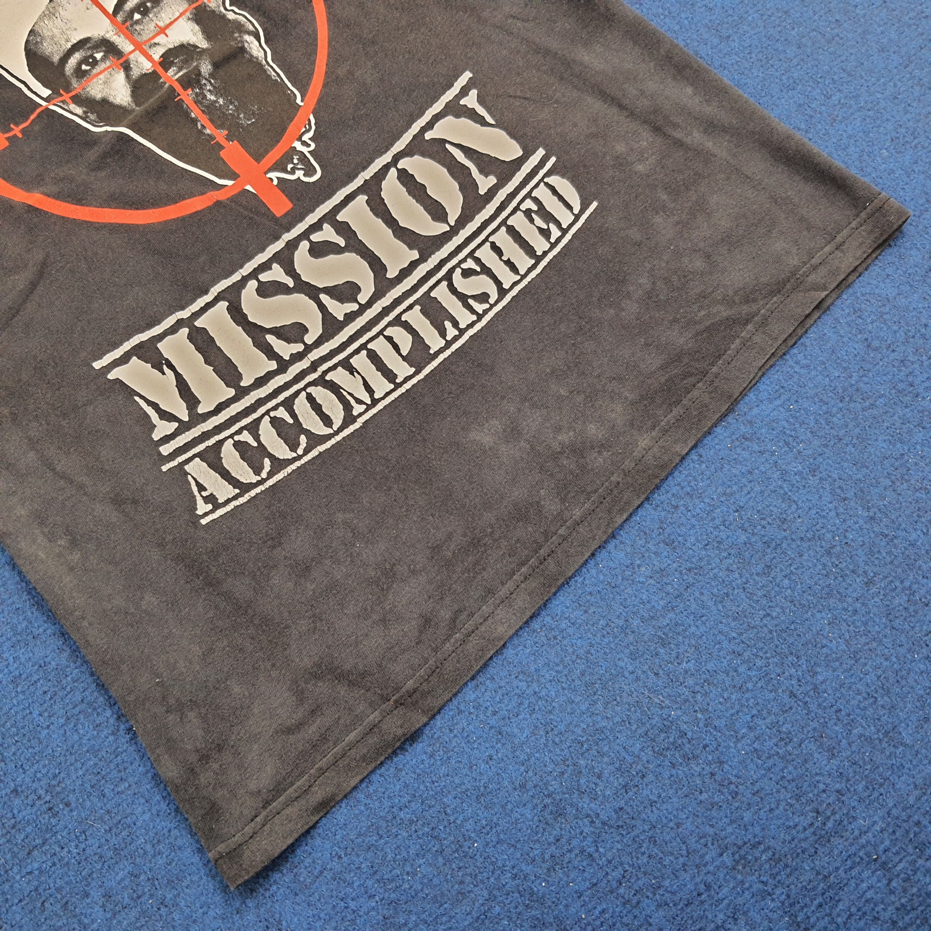 Streetwear Osama Bin Laden Mission Accomplished Tshirt | Grailed
