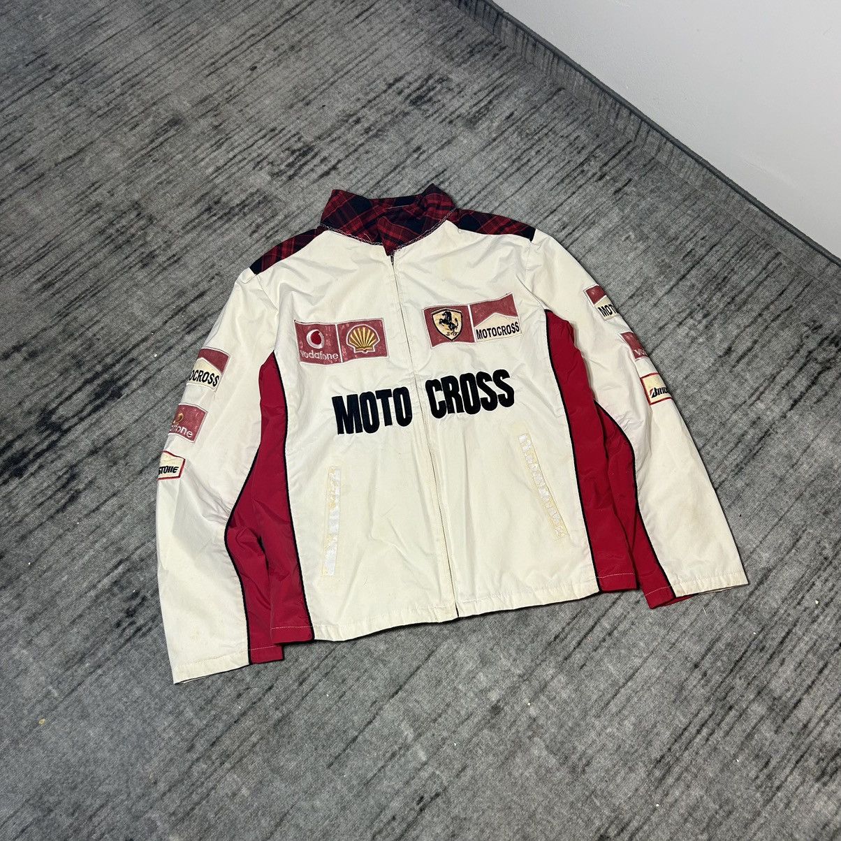 Ferrari × Racing × Red Bull Red Bull Ferrari Motocross Racing Jacket ...
