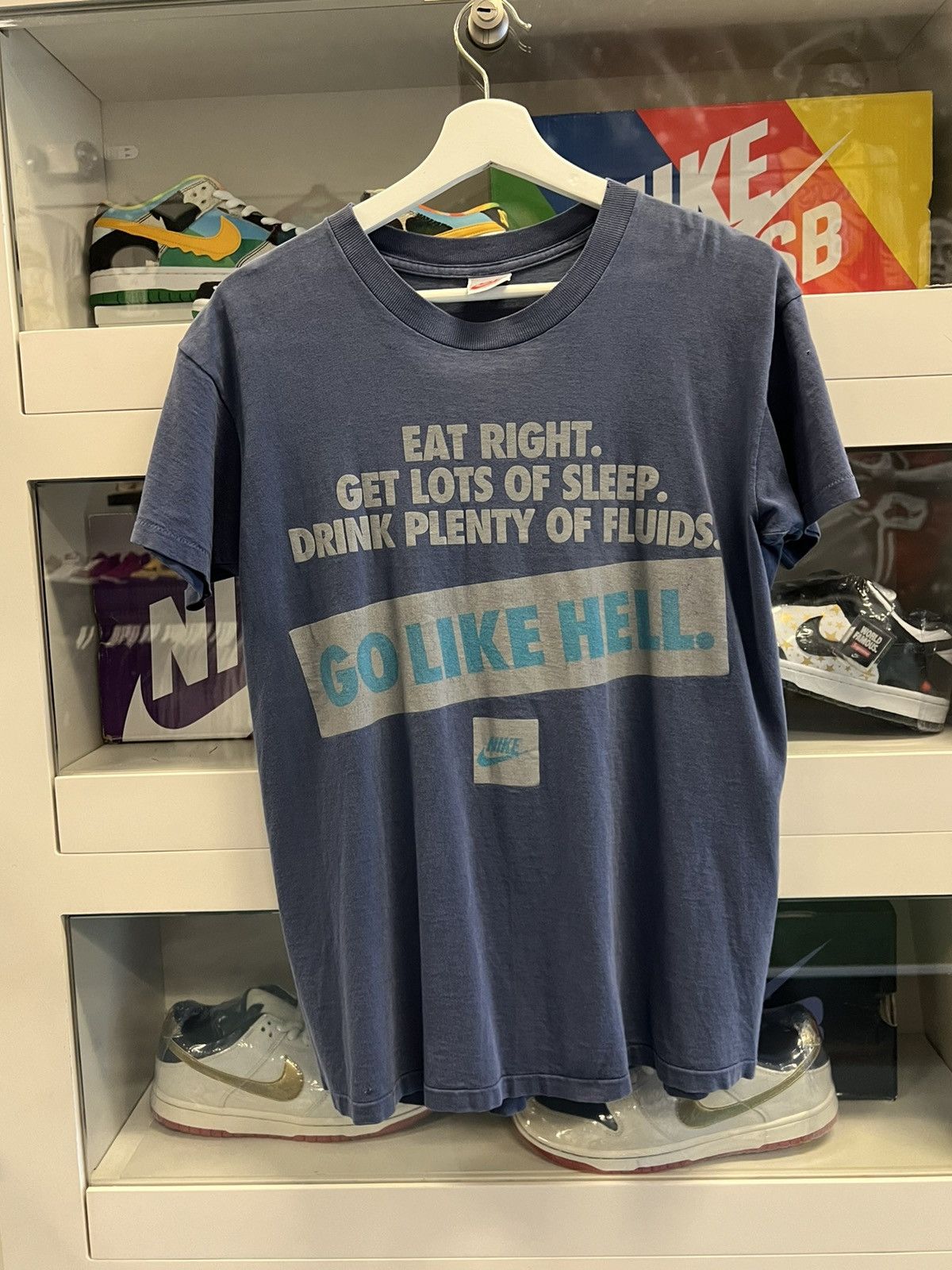 Nike × Vintage Vintage Nike Go Like Hell Tshirt | Grailed