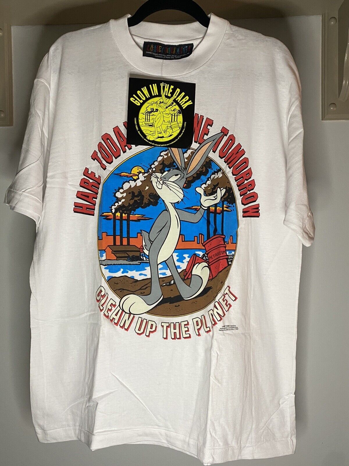 Vintage Vintage Looney Tunes Bugs Bunny Glow In Dark T Shirt | Grailed