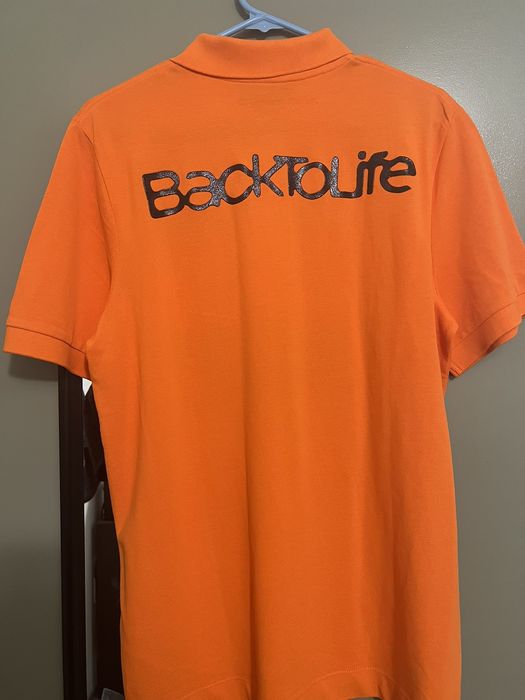 Streetwear Thaiboy Digital Back 2 Life Polo Orange | Grailed