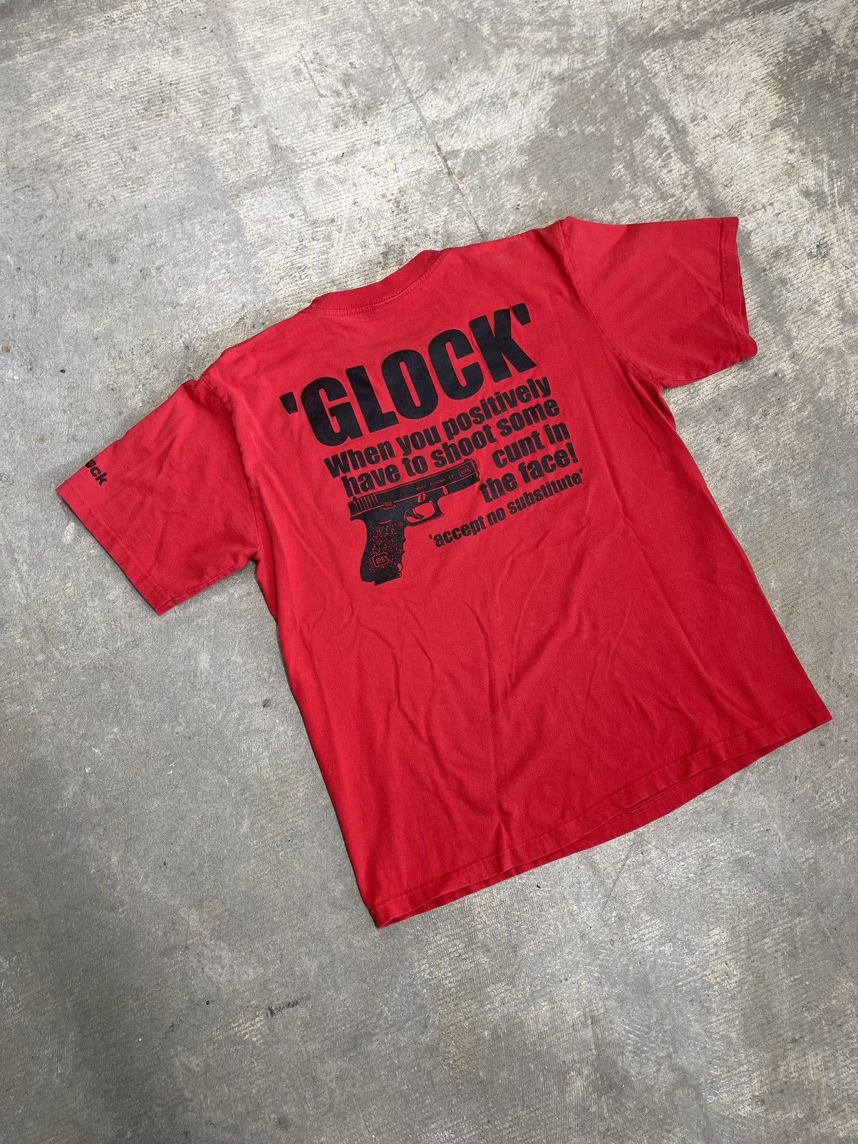 Vintage Vintage Glock Semi Automatic Perfection Quote Tee | Grailed