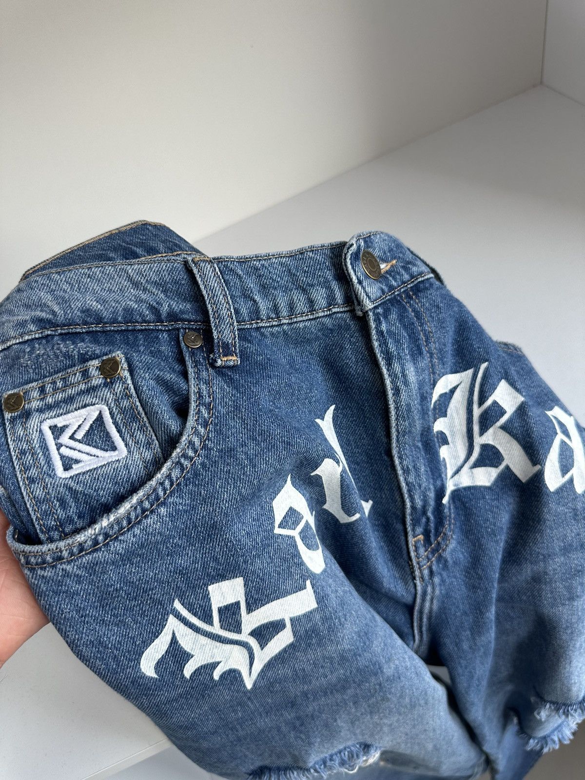 Vintage Vintage Karl Kani Big Logo Rap Baggy Jeans | Grailed