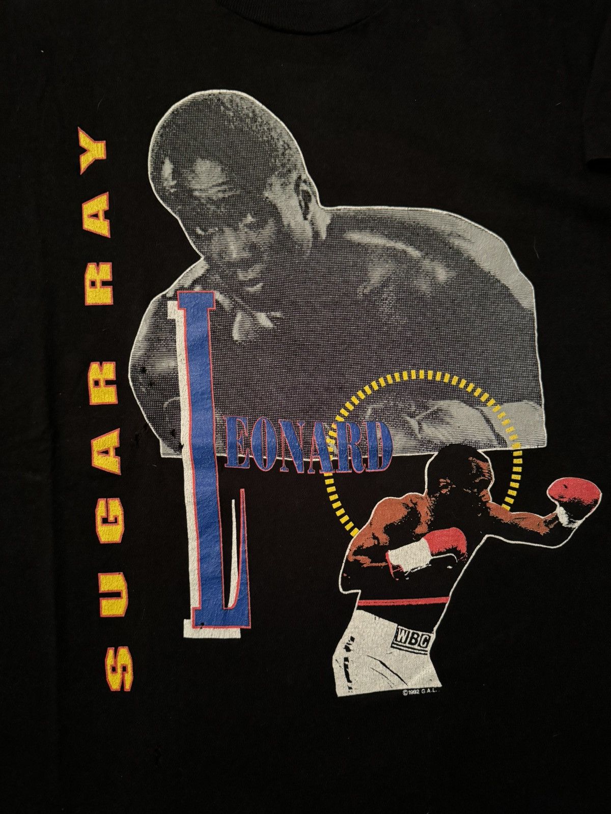 Vintage Vintage 1992 Sugar Ray Leonard WBC Boxing Rare Shirt | Grailed