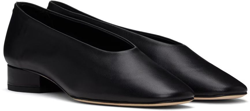 aeyde o1s22i1n0924 Delia Dã©col Flats in Black | Grailed