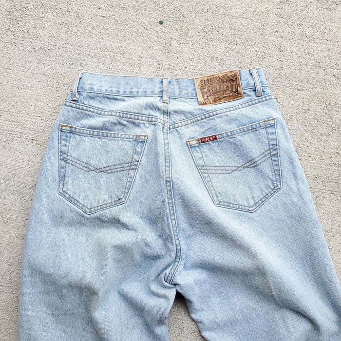 Rifle 90's Rifle Light Wash Denim Jeans | Grailed