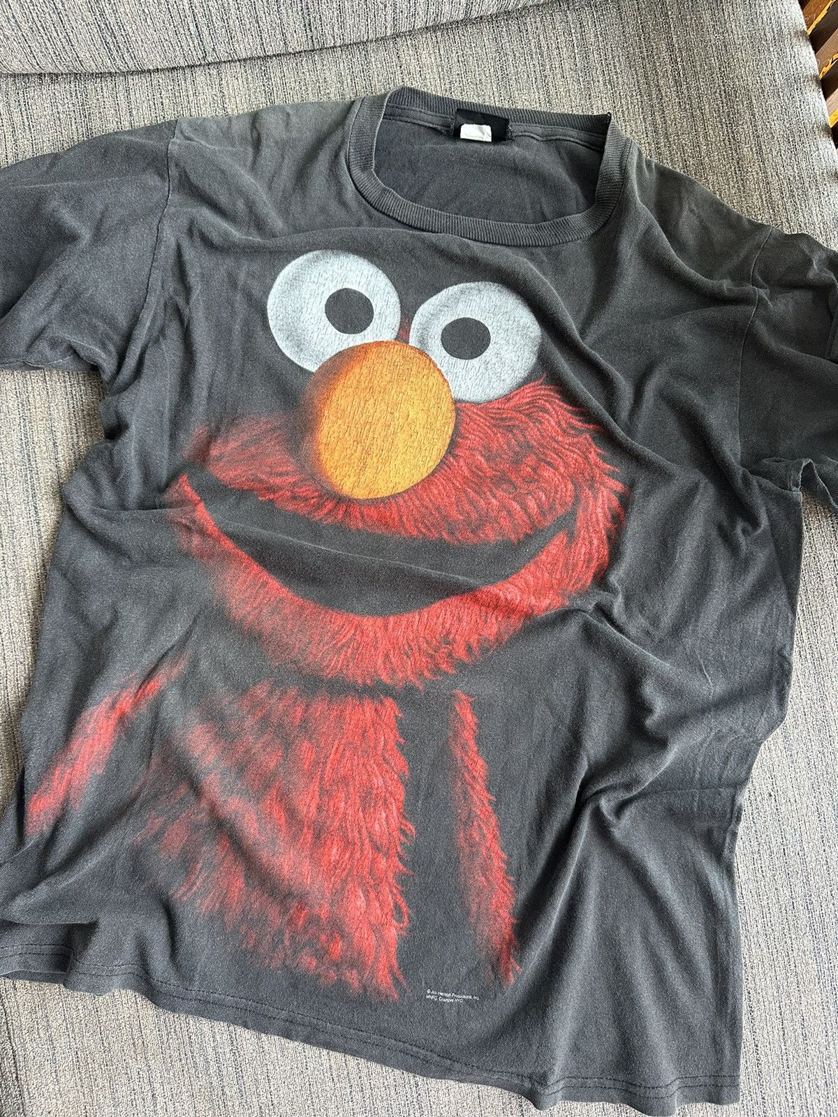 Vintage Vintage 90’s Elmo Shadow Sesame Street Big print USA | Grailed