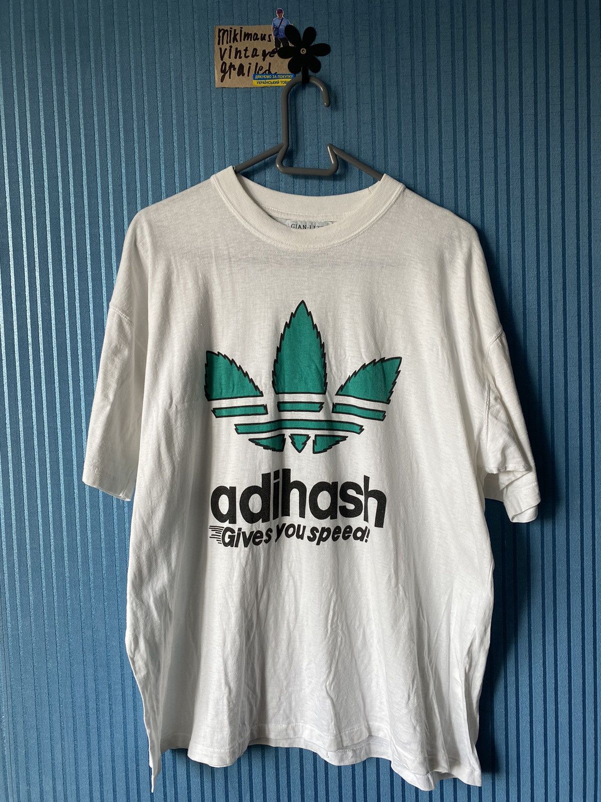 Adidas Adihash Gives you speed! Cannabis dope marijuana vintage | Grailed