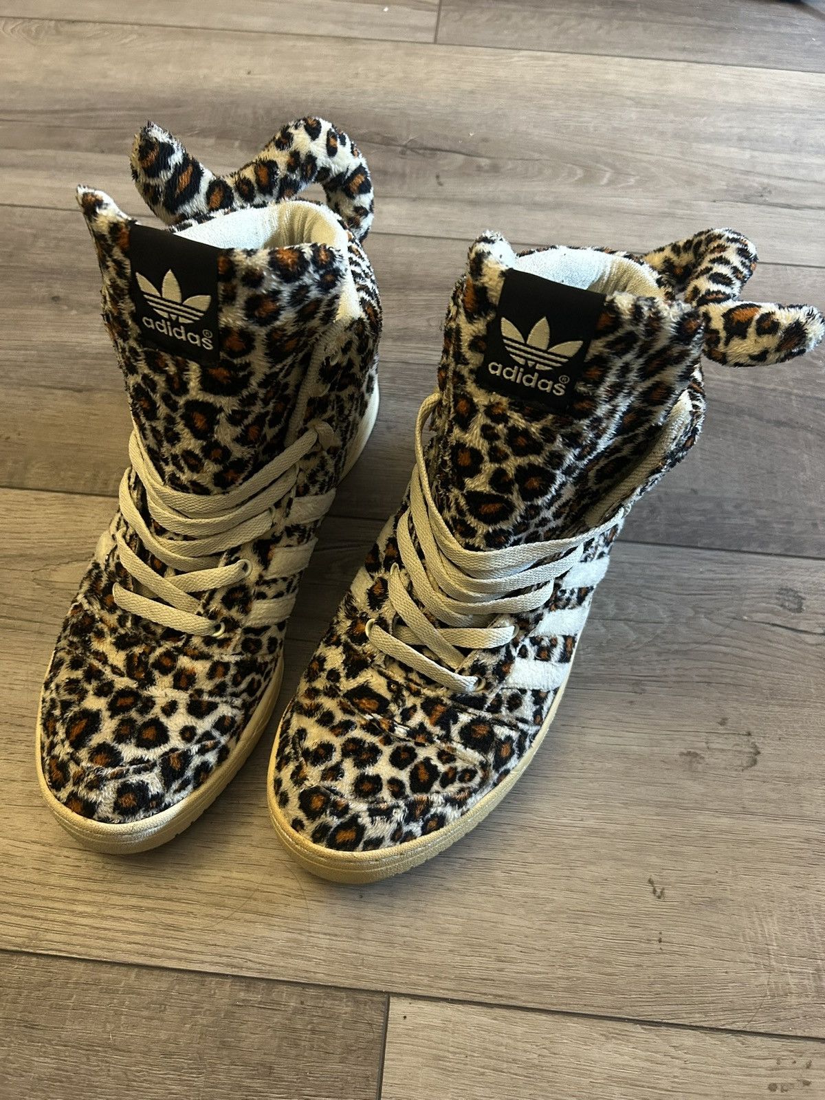 Adidas × Jeremy Scott jeremy scott leopard shoes | Grailed