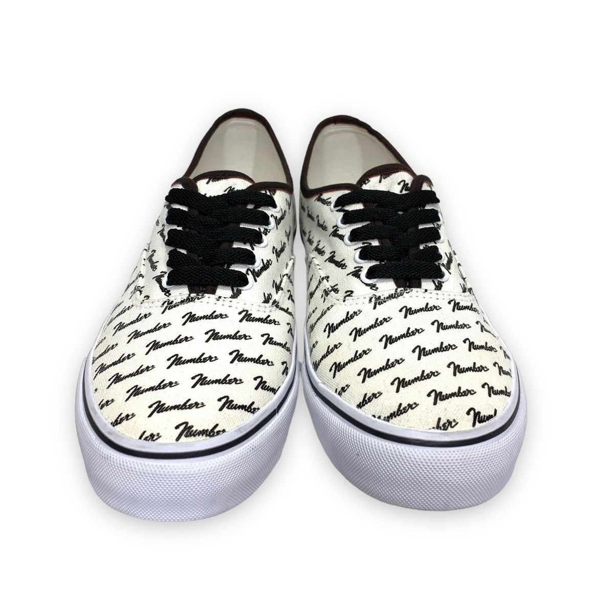 Number (N)ine NUMBER NINE FENDER LOGO LOW TOP SHOES | Grailed