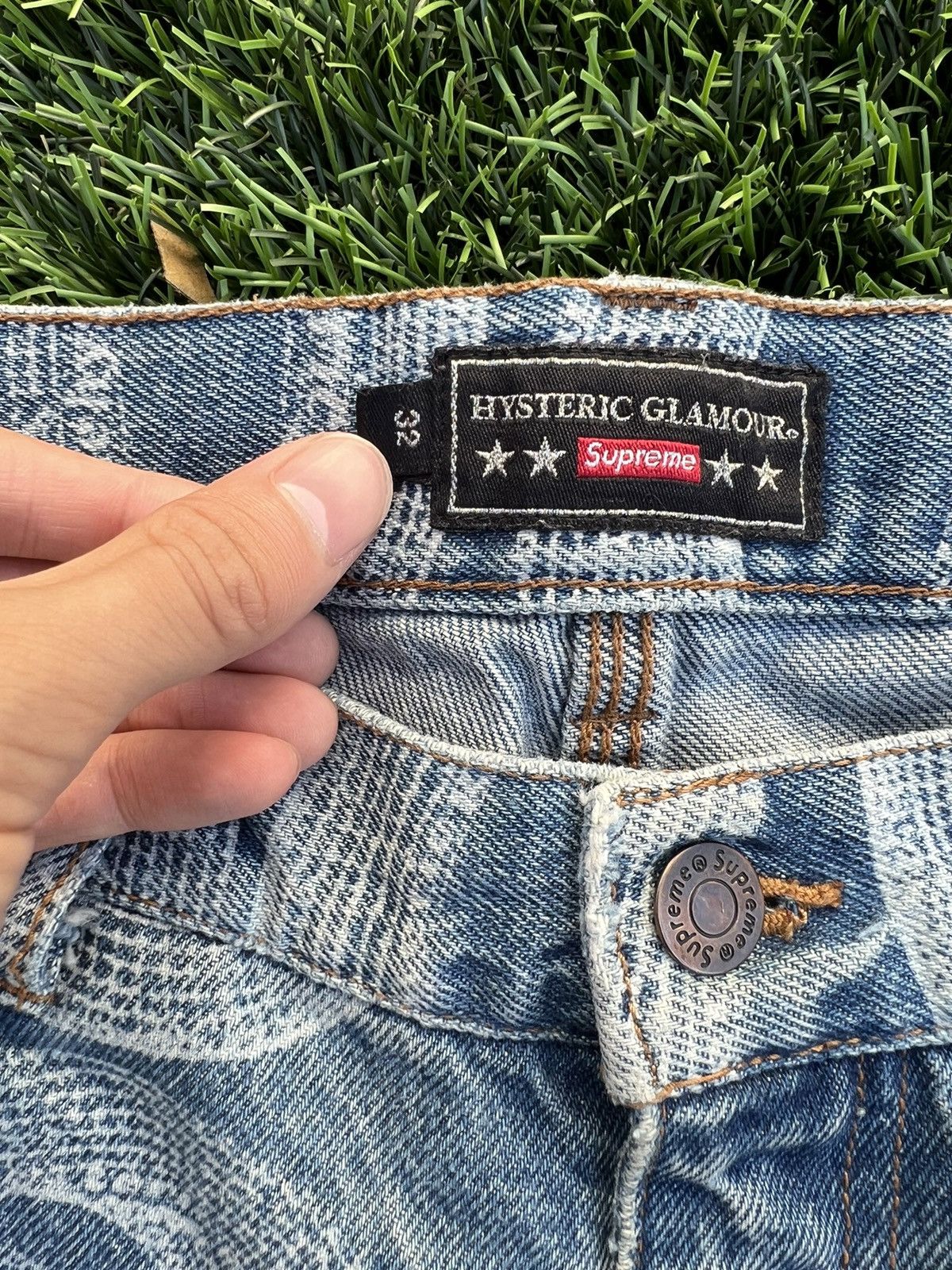 Hysteric Glamour × Supreme Supreme Hysteric Glamour Snake Double Knee ...