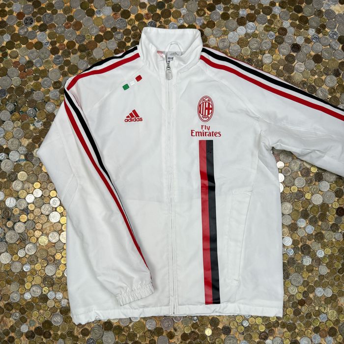 Adidas Adidas AC Milan football club zip sweatshirt tracksuit 90's | Grailed