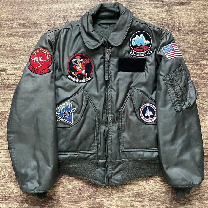 Vintage Vintage USAF Air Force 1970s Bomber Jacket Patches Large | Grailed