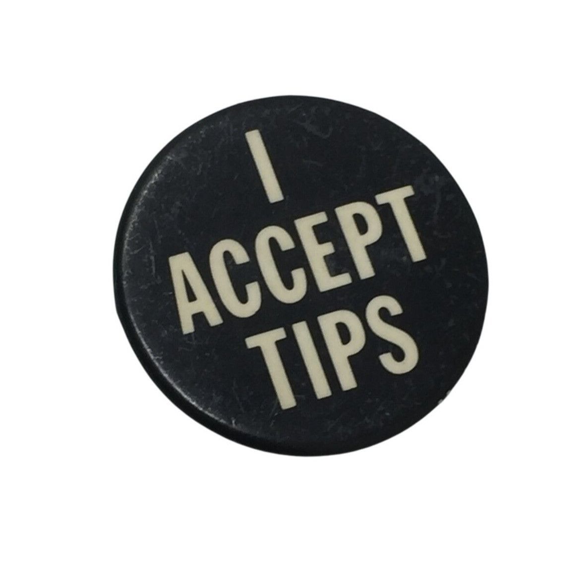 Other I ACCEPT TIPS BLACK AND WHITE PIN | Grailed