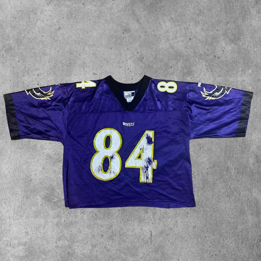 Puma Vintage Cropped NFL Baltimore Ravens Jersey | Grailed