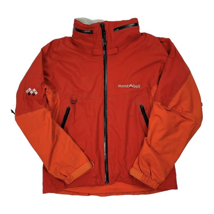 Montbell Montbell Rain Jacket in Red and Orange | Grailed