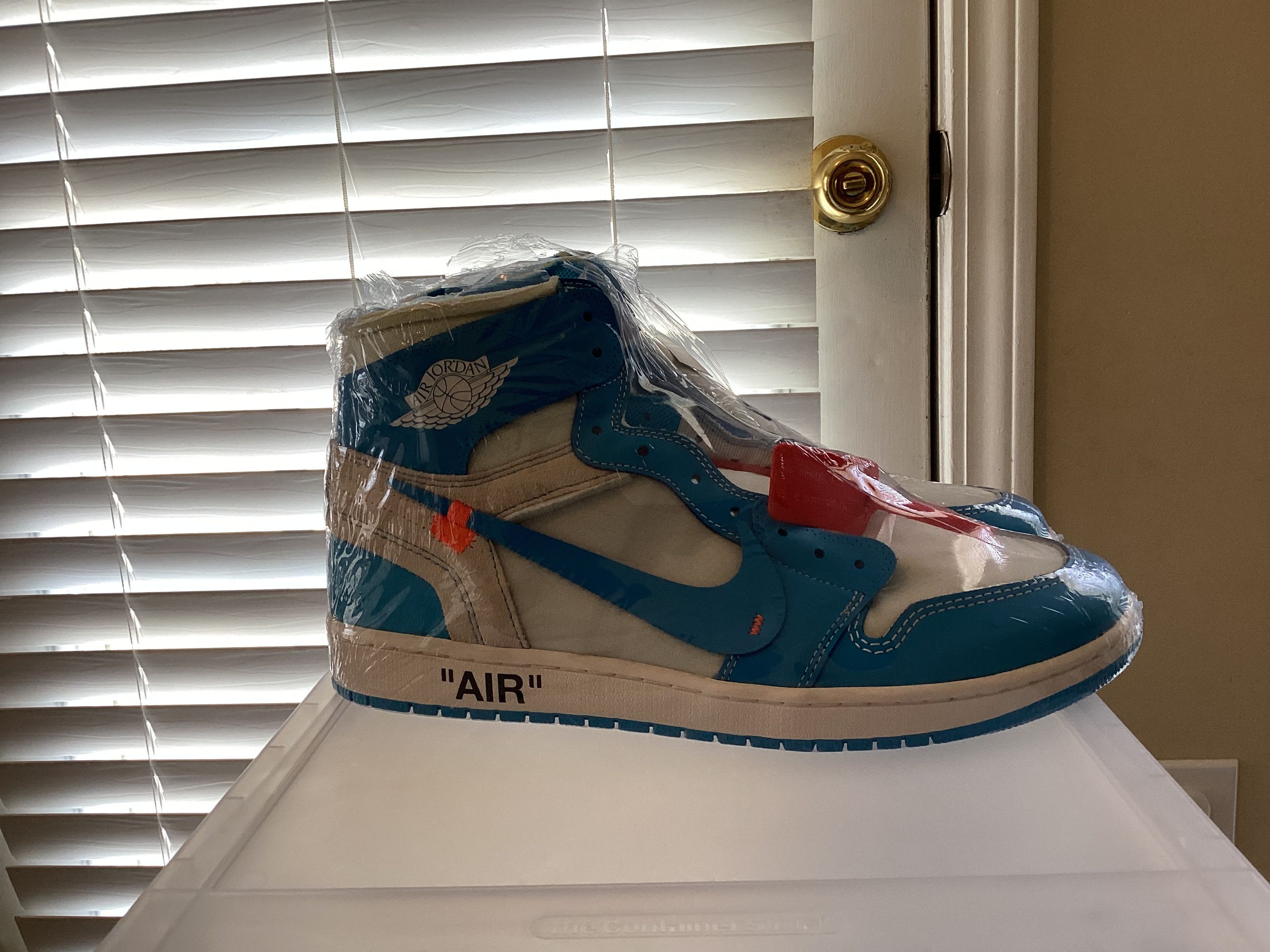 Nike Air Jordan 1 UNC Off-White | Grailed