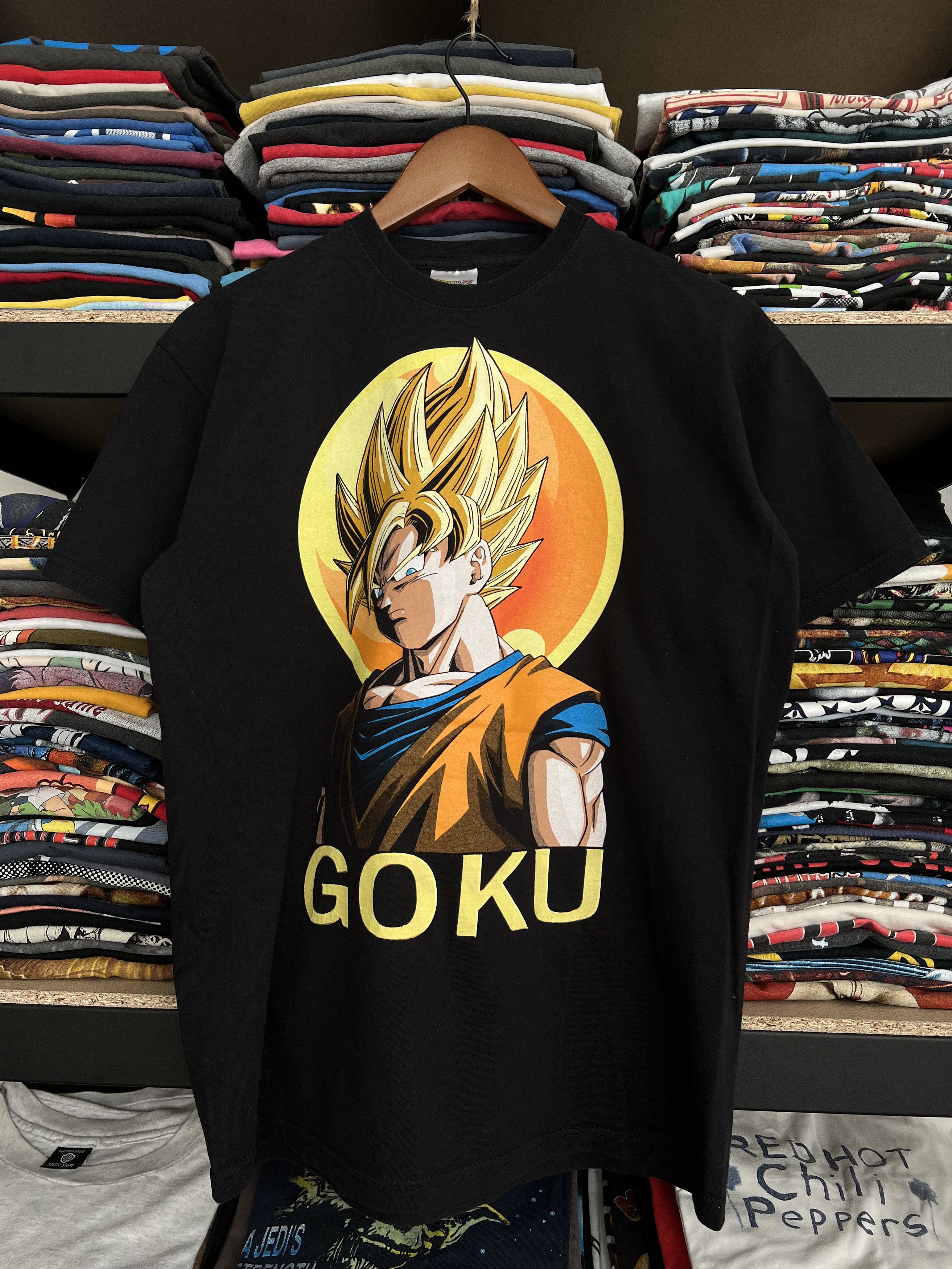 Anime × Band Tees × Vintage Vintage 2000s Dragon Ball Goku Tee | Grailed