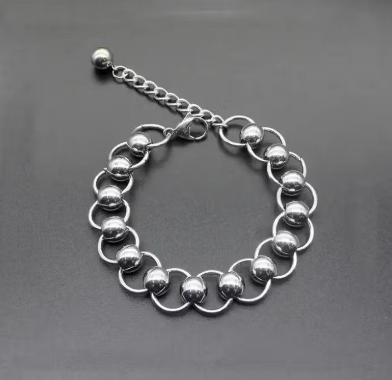 Chain Ball Chain Bracelet 2000s Chrome Y2K Punk Skater Grunge | Grailed