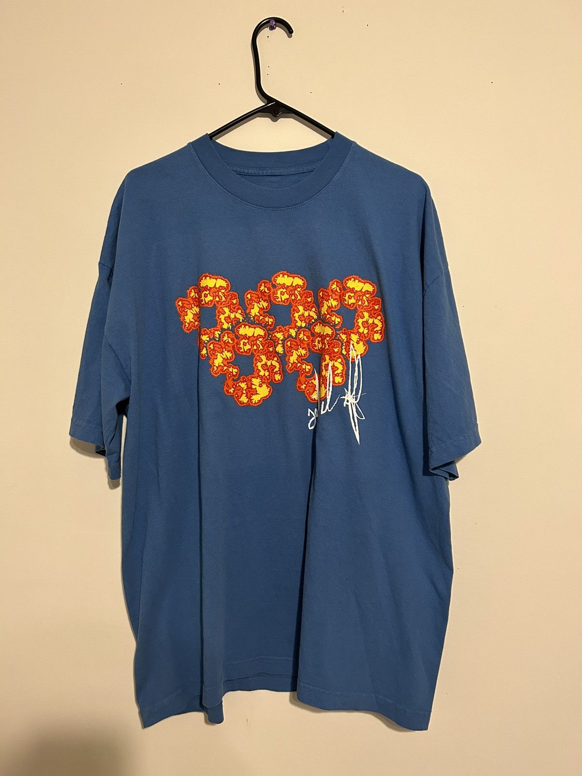 DENIM TEARS OFFSET x DENIM TEARS “SET IT OFF” Blue T shirt | Grailed